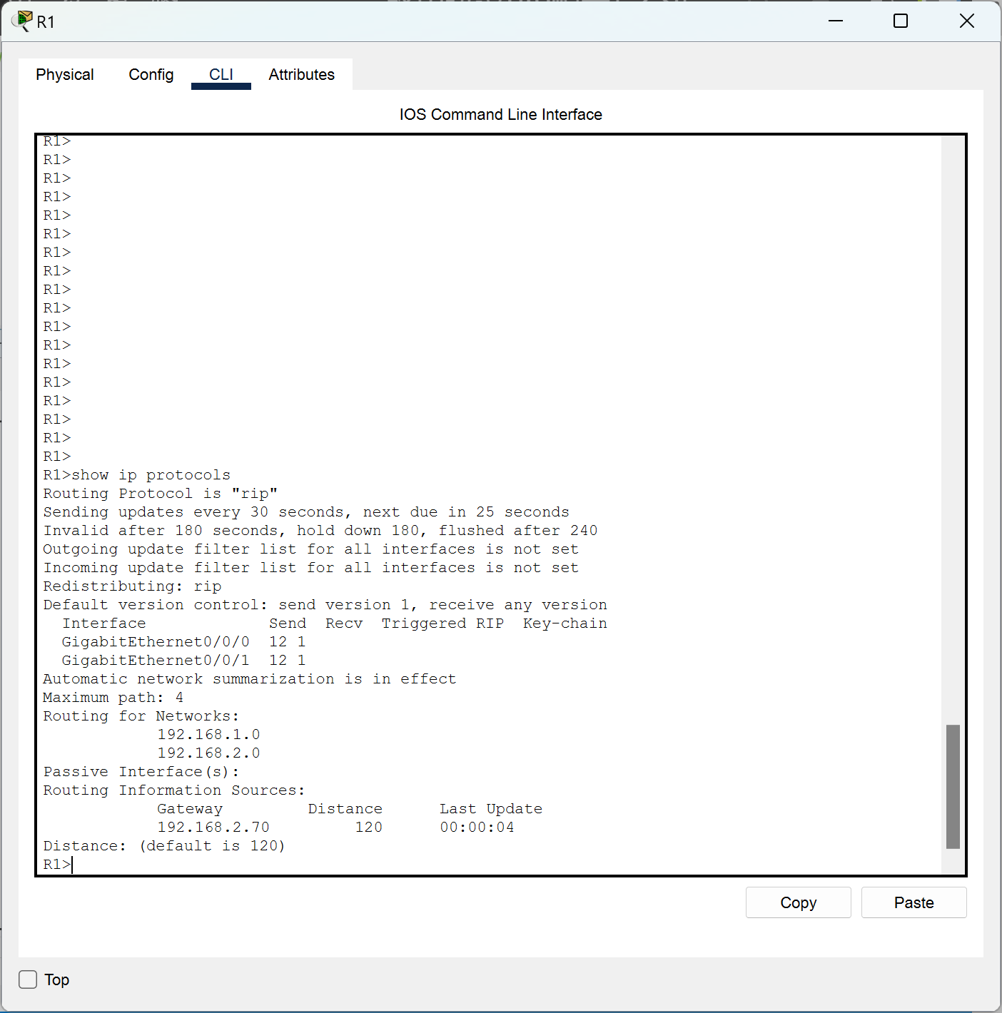 计算机网络学习心得2——路由协议RIP配置与分析_路由器配rip-CSDN博客