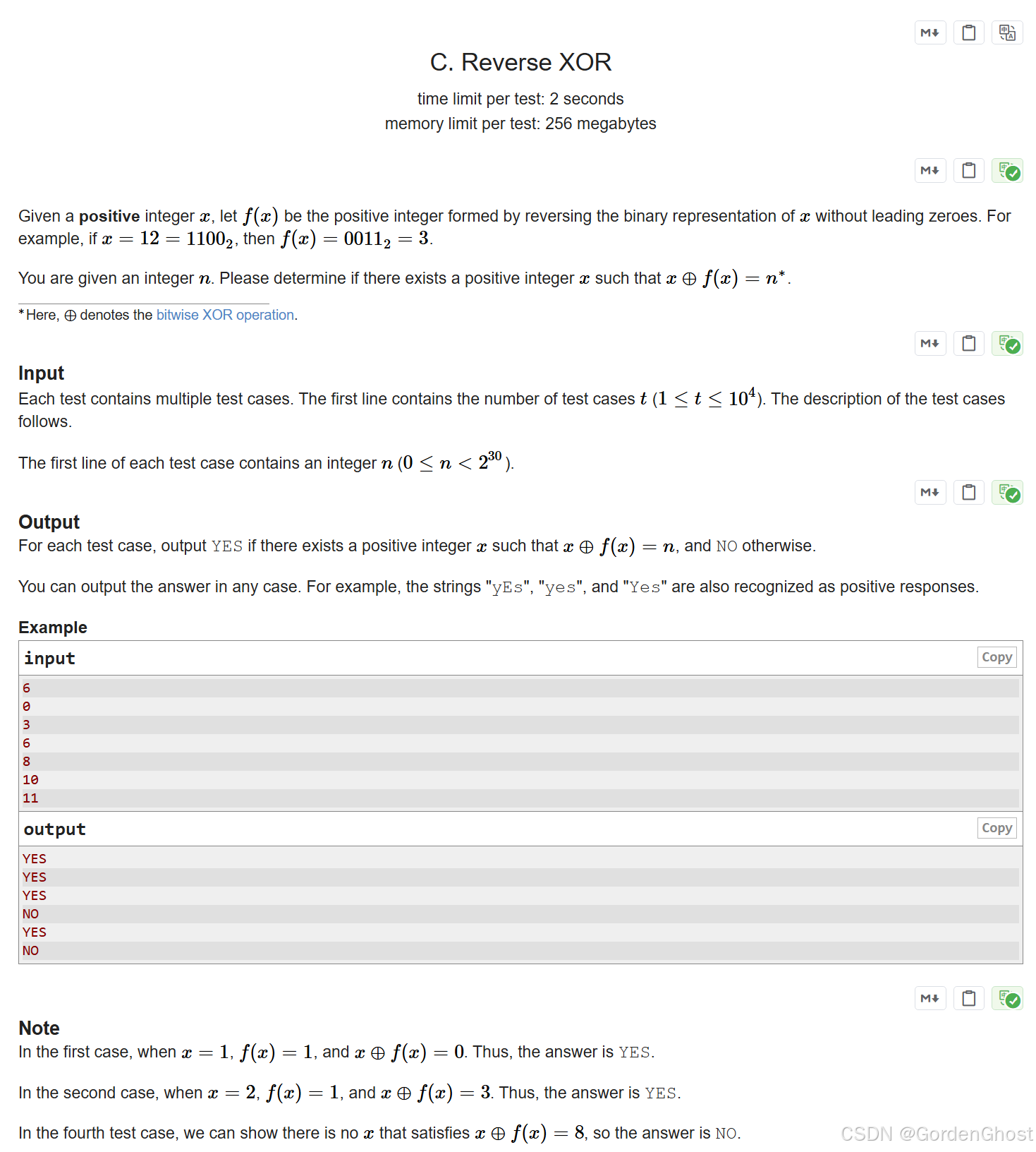 Reverse XOR（Codeforces Round 1058）_cf round1058-CSDN博客