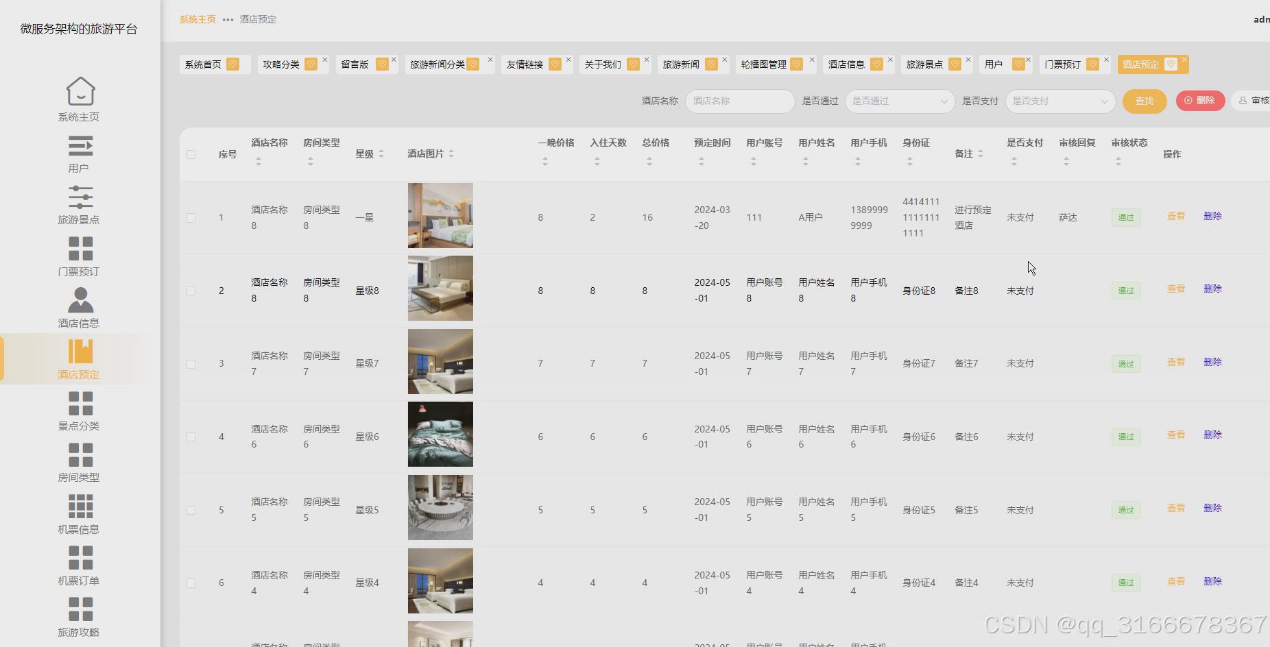 Springcloud毕业设计项目 Java基于微服务架构的旅游平台该项目采用java语言开发 遵循微服务框架前端采用vuejselement开发实现跨平台 Csdn博客