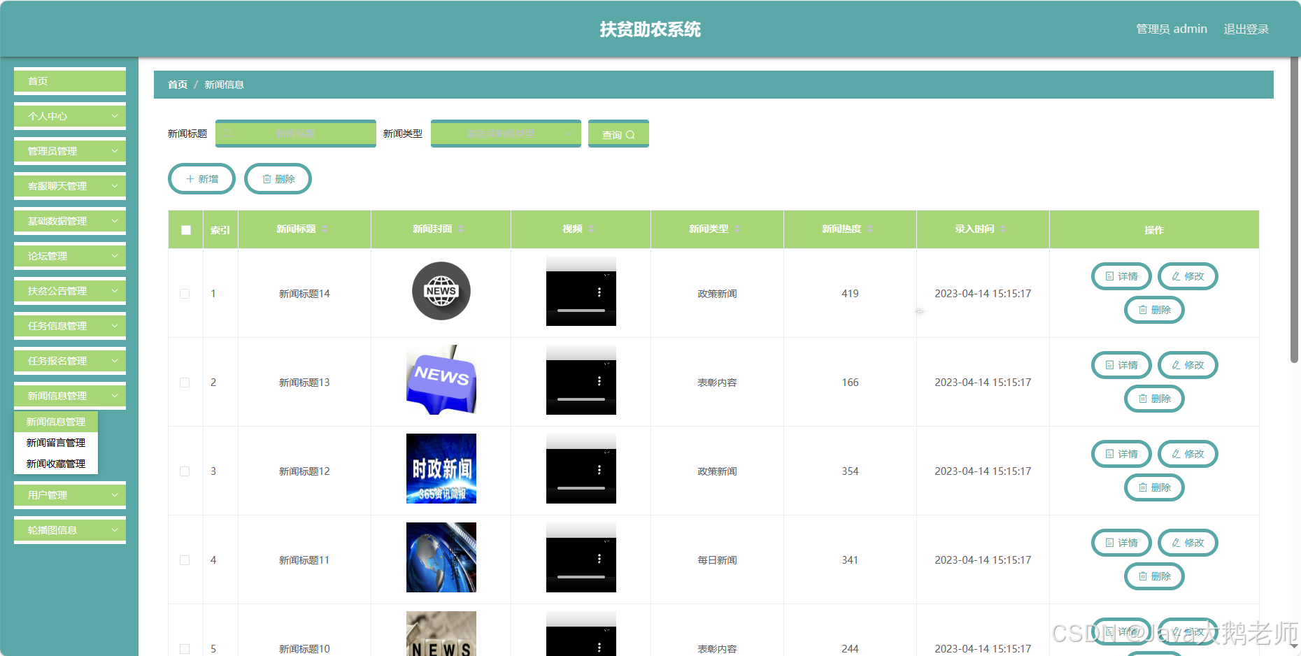 基于springbootvue的扶贫助农系统设计和实现源码论文部署讲解等 Csdn博客 