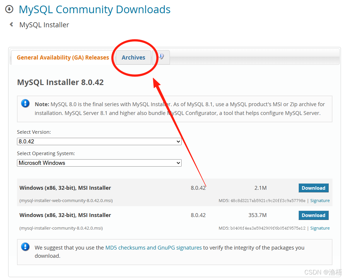 MySQL8.0 下载安装配置详细教程（windows）_mysql8.0下载-CSDN博客