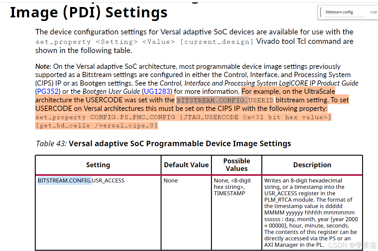 set_property BITSTREAM.CONFIG._[netlist 29-177] cannot set property 'bitstream.co-CSDN博客