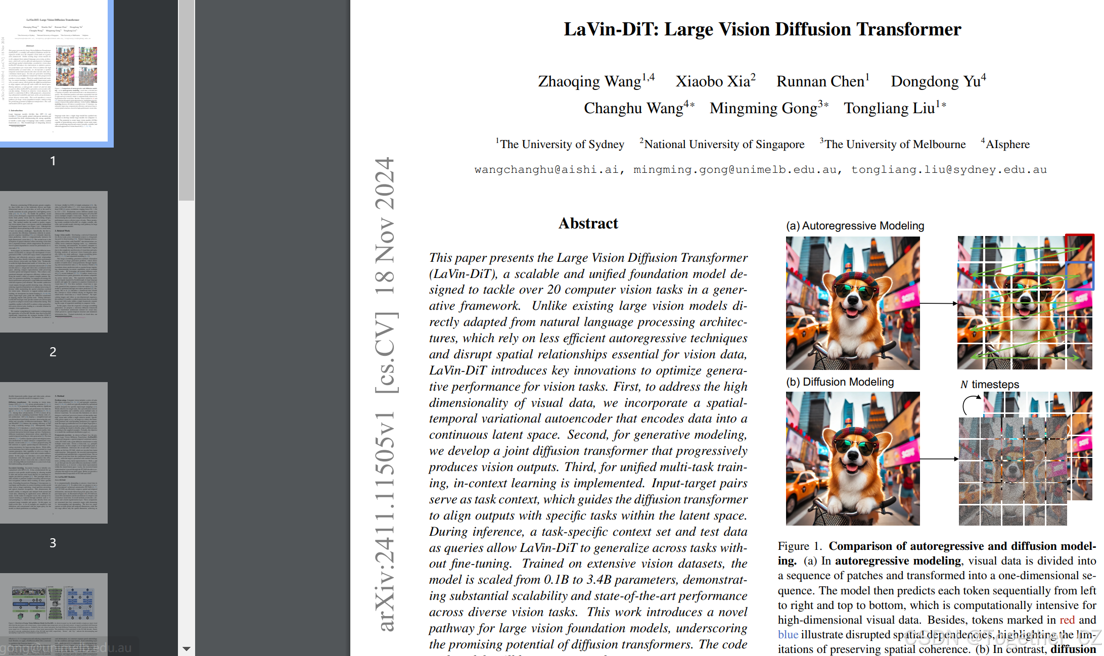LaVin-DiT: Large Vision Diffusion Transformer——大型视觉扩散Transformer_lavin dit-CSDN博客