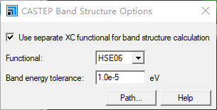 Materials Studio学习笔记（二十）——利用CASTEP模块计算能带和态密度_otfg ultrasoft-CSDN博客