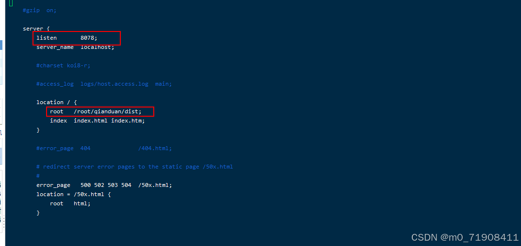 前端部署（配置nginx.conf）_nginx.conf dist 配置-CSDN博客