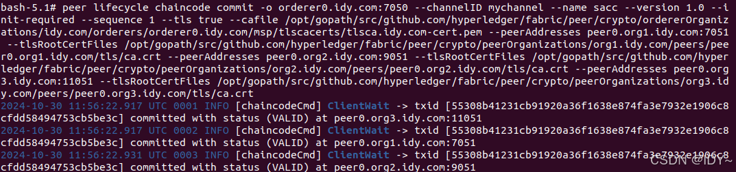 Fabric 2.4.9 单机部署多节点网络（单通道）_fabric部署-CSDN博客