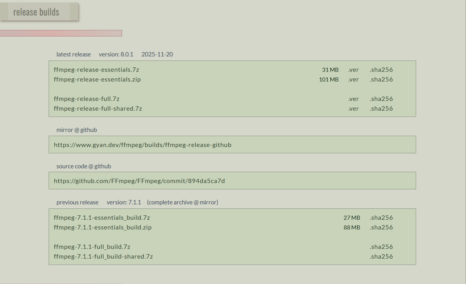 在windows上安装ffmpeg及新版ffmpeg命令-CSDN博客