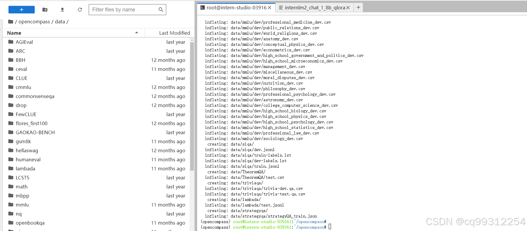 OpenCompass 来评测 InternLM2 1.8B实践-CSDN博客