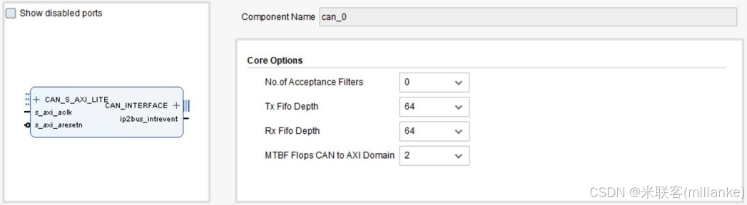 [米联客-XILINX-H3_CZ08_7100] FPGA_SDK入门篇连载-22 PL AXI-CAN实验_axi can ip-CSDN博客