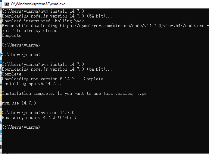Vue所需环境搭建，Nvm+Node-CSDN博客