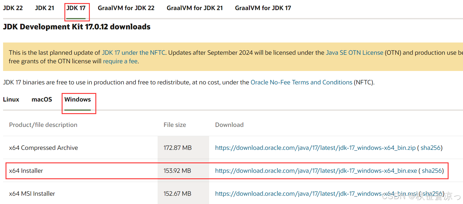 JDK17下载与安装教程-CSDN博客
