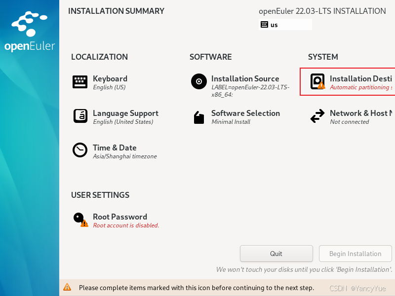 Vmware 17 安装OpenEuler 22.03 LTS（手把手教学）-CSDN博客