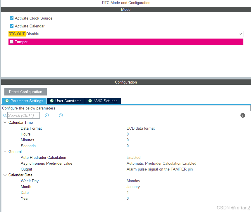 STM32F103 HAL RTC介绍和使用_stm32f103 rtc-CSDN博客
