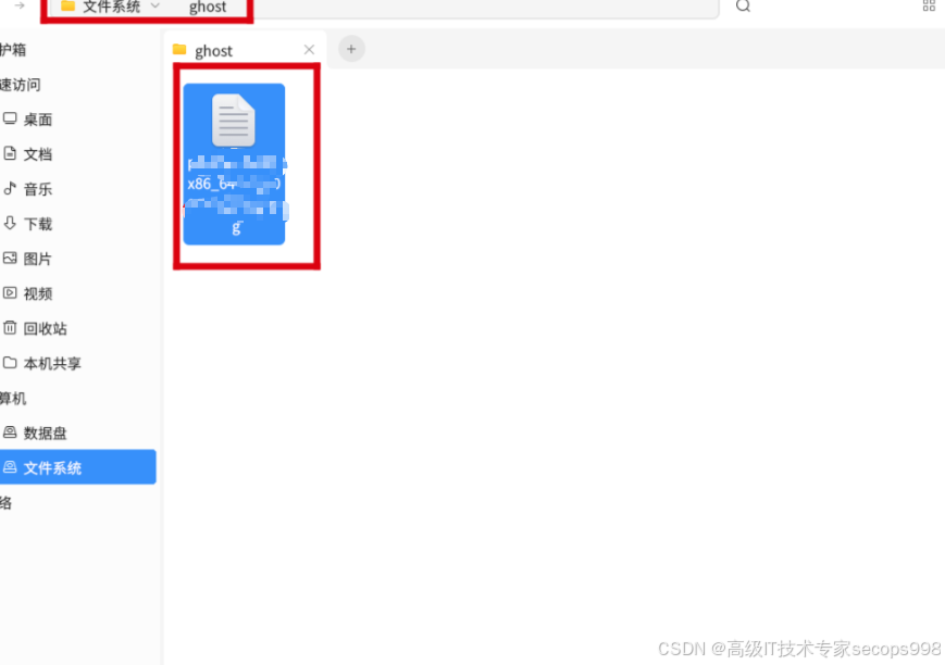 在麒麟Kylin OS 中制作Ghost镜像文件_麒麟系统ghost-CSDN博客