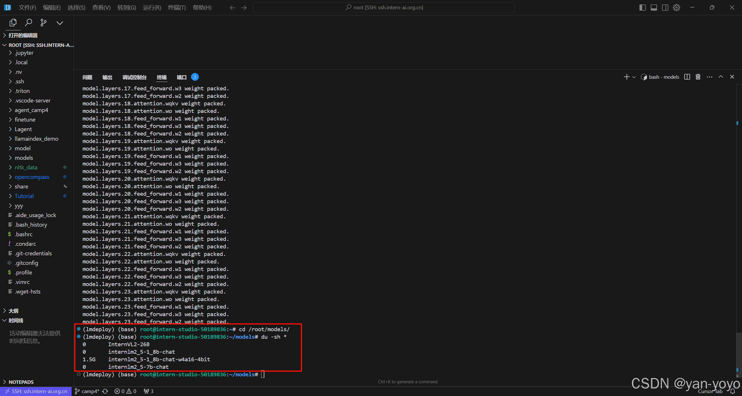 LMDeploy 量化部署进阶实践_lmdeploy安装-CSDN博客