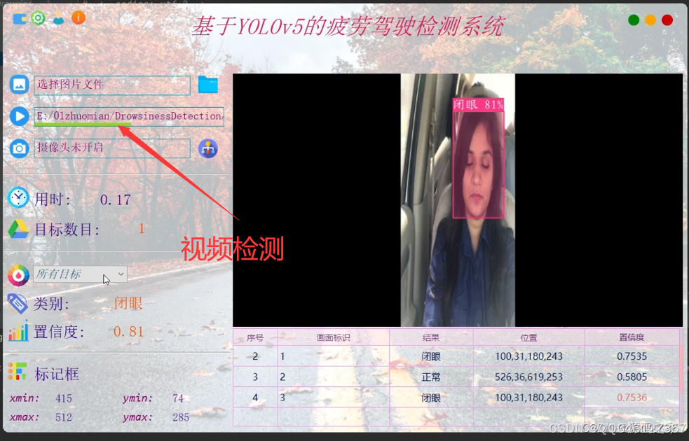 计算机毕业设计：疲劳驾驶检测识别系统 Python深度学习 Yolov5 （包含文档源码部署教程）python驾驶疲劳检测 Csdn博客