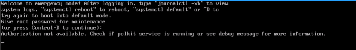 Linux入门教程（非常详细）问题排错：Welcome to emergency mode! After logging in, type “journalctl -xb“ to view ...