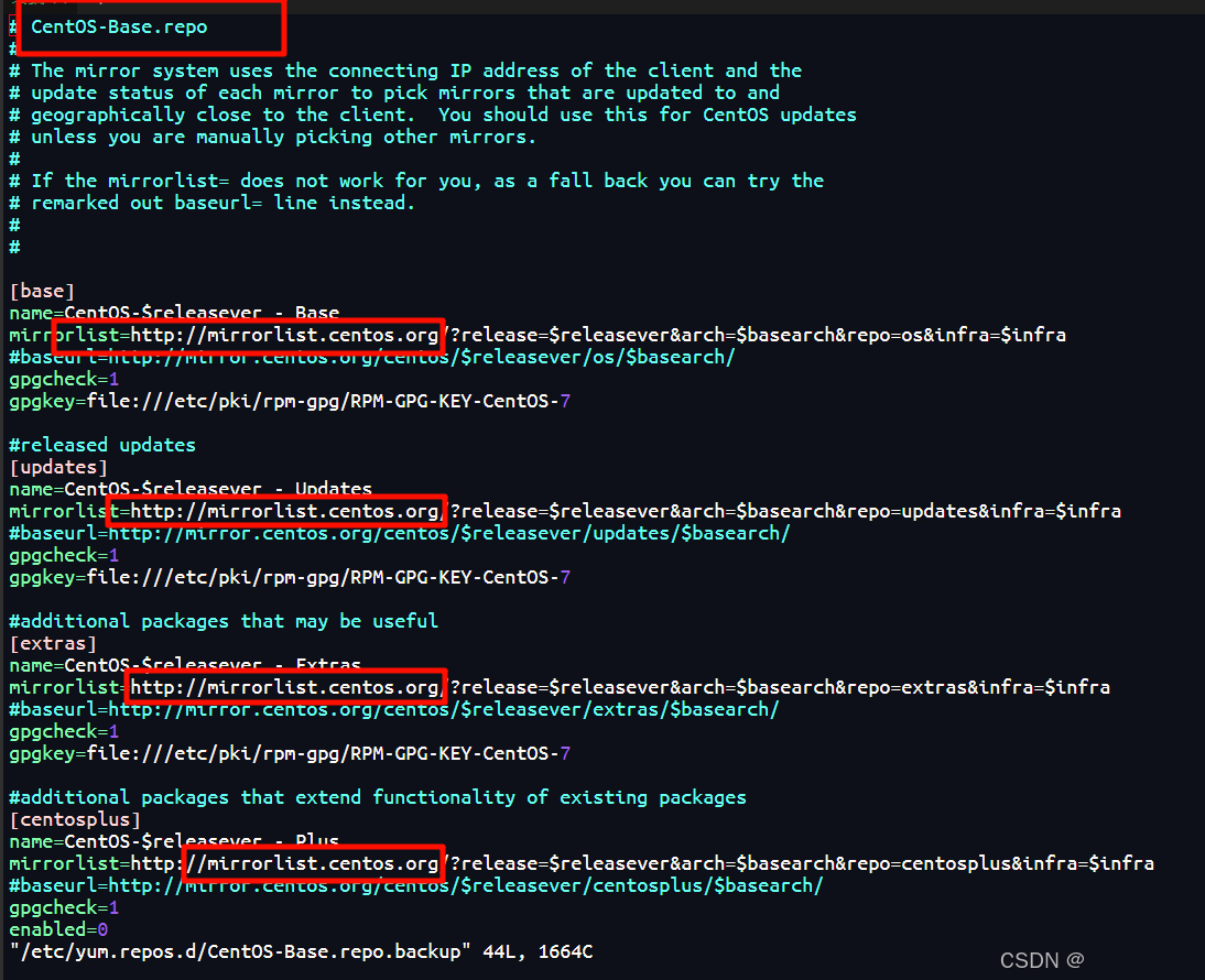 CentOS7.9修改yum源-CSDN博客