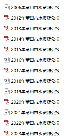 莆田市水资源公报（2006、2012-2023）_莆田市水资源公报2020年-CSDN博客