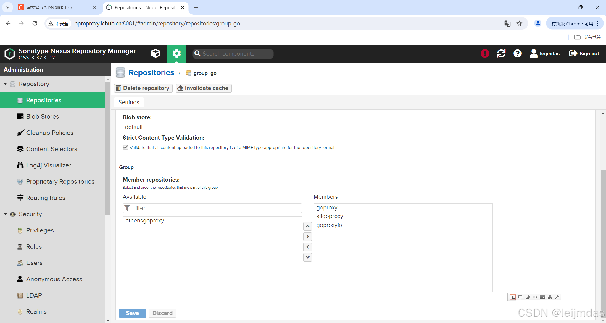 nexus3如何配置go仓库_nexus go-CSDN博客