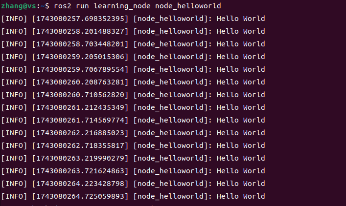 3.ROS2中node 打印 ‘Hello world!’_ros自带的打印节点-CSDN博客