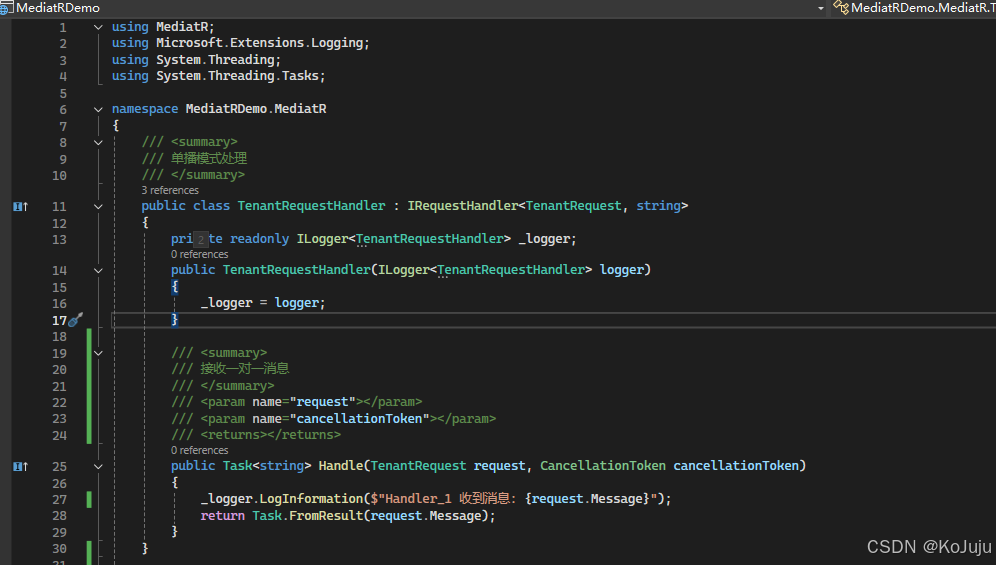 .NET中的中介者框架 - MediatR（实现进程内的消息传递）-CSDN博客