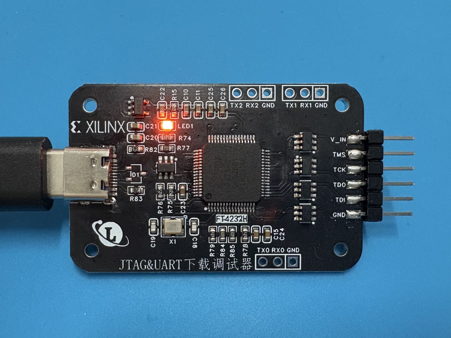 FT4232H制作Xilinx-JTAG下载器，带三路串口_ft4232做jtag-CSDN博客