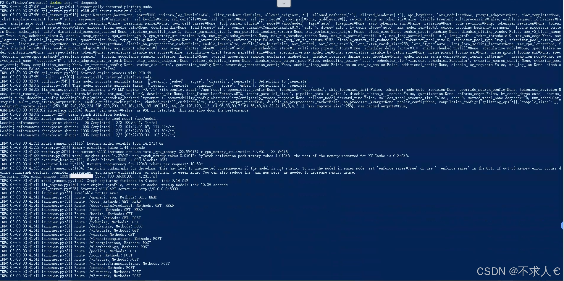 docker 环境 部署vllm + deepseek -7B_docker vllm-CSDN博客