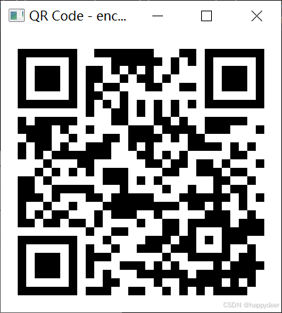 OpenCV生成的二维码太小不用愁_opencv生成二维码-CSDN博客