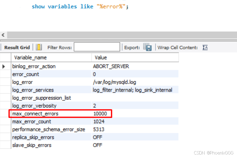 Host ‘X.X.X.X’ is blocked because of many connection errors； unblock with ‘mysqladmin flush ...