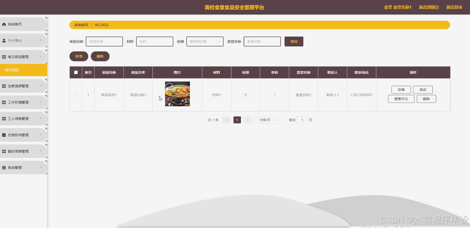 Pythonflask计算机毕业设计高校食堂食品安全管理平台(程序开题论文) Csdn博客