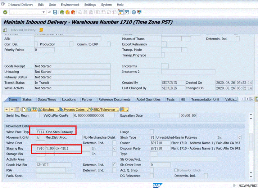 SAP EWM学习笔记之EWM系统对于INBOUND DELIVERY如何确定暂存区(Staging Area)？_ewm shipping notificat-CSDN博客