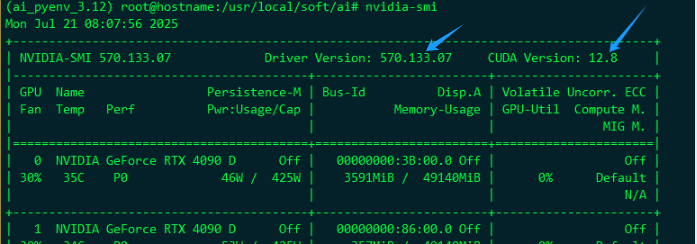 Ubuntu 24.04安装nvdia显卡驱动、CUDA、Miniconda和Pytorch，及.venv\Lib\site-packages ...
