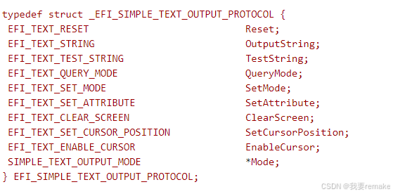 Tips7-EFI_SIMPLE_TEXT_OUTPUT_PROTOCOL_simpletextoutput->reset-CSDN博客