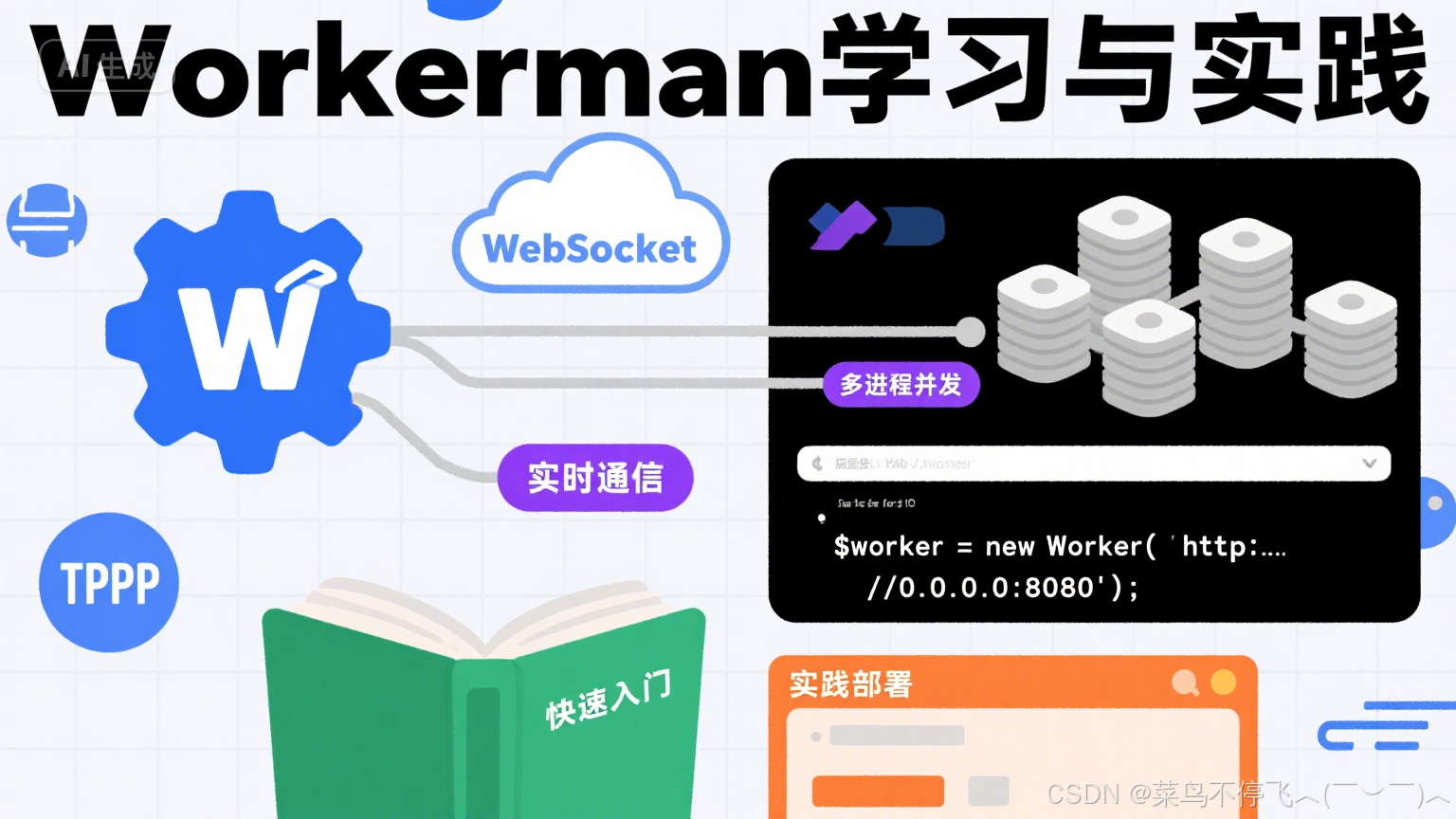 Workerman - 学习/实践_php wokerman 作用-CSDN博客