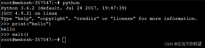 Python环境的搭建及第一个Python程序_linux python编程-CSDN博客