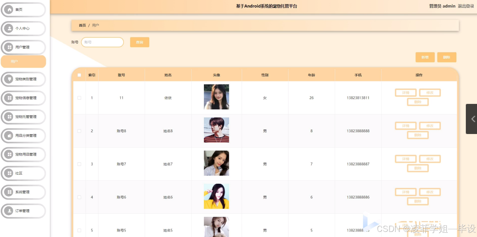 基于nodejsvue基于android系统的宠物托管平台（开题程序论文）计算机毕业设计 Csdn博客