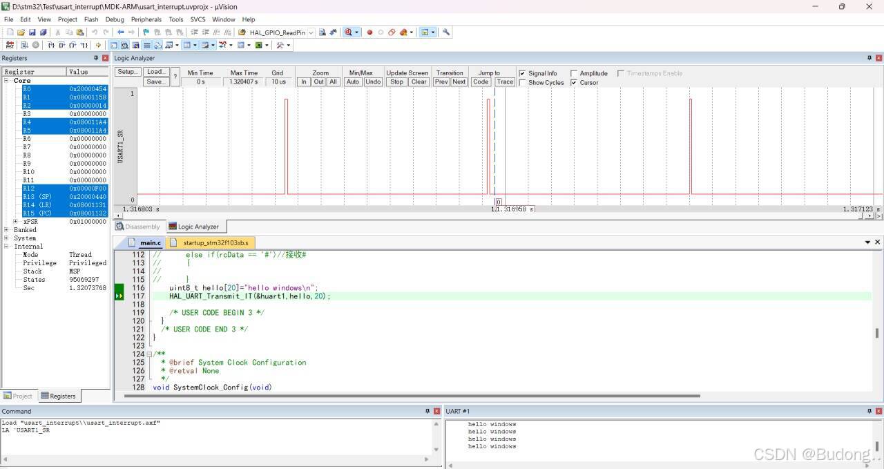 STM32 汇编程序——串口输出 Hello world_stm32 hello world-CSDN博客