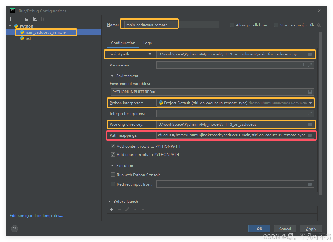 Pycharm远程Linux服务器debug运行时出现：FileNotFoundError: [Errno 2] No such file or directory: ‘/tmp/xxx ...