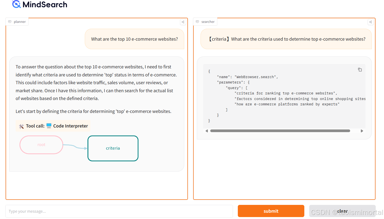 L2G6000——MindSearch 快速部署_mindie apikey-CSDN博客