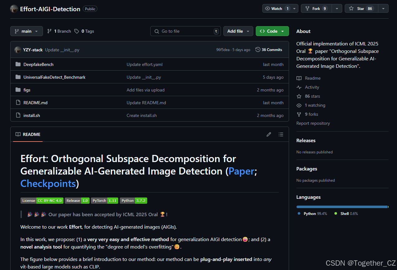 Orthogonal Subspace Decomposition for Generalizable AI-Generated Image Detection正交子空间分解用于可泛化AI生成 ...