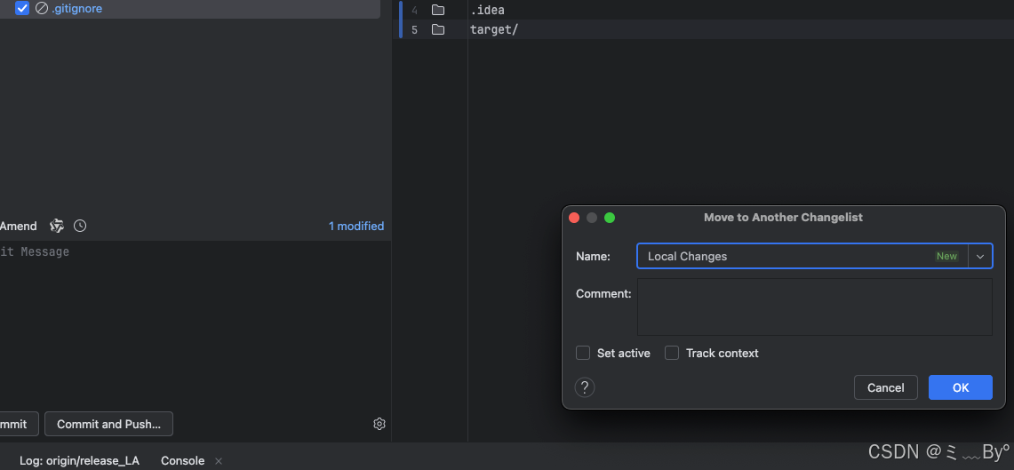 IDEA_Git提交target/unversioned files处理_unversioned files 出现很多文件-CSDN博客