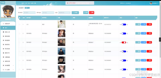 计算机毕设springboot基于vue的家政服务系统 基于spring Boot与vue的家政服务平台开发 家政服务管理系统：spring Boot与vue技术实现 Csdn博客