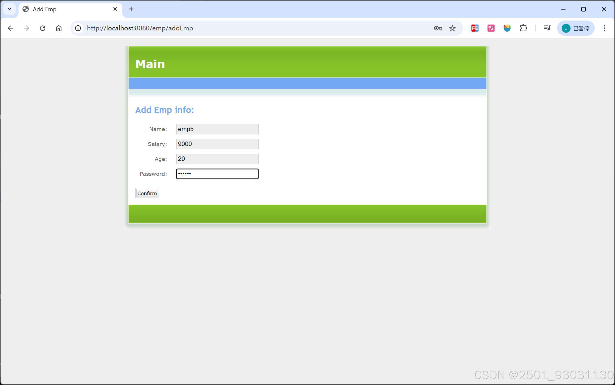 基于javaweb和mysql的ssm+maven简单用户人员管理系统(java+ssm+thymeleaf+html+mysql+tomcat)-CSDN博客
