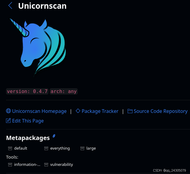 Unicornscan 全参数详细教程！Kali Linux教程！黑客渗透测试！-CSDN博客