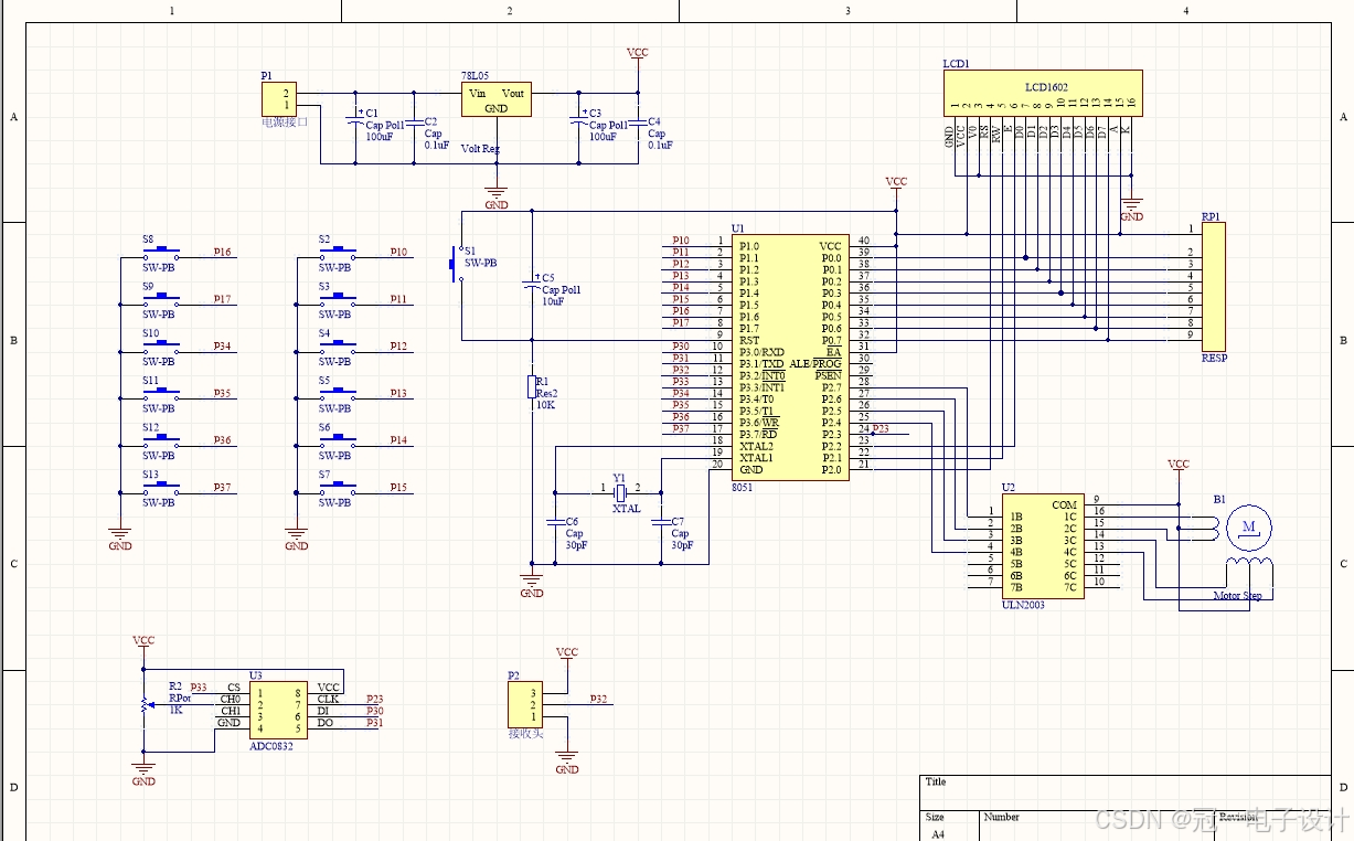 1068、基于51单片机的步进电机（正反转，调速，启停，遥控）-CSDN博客