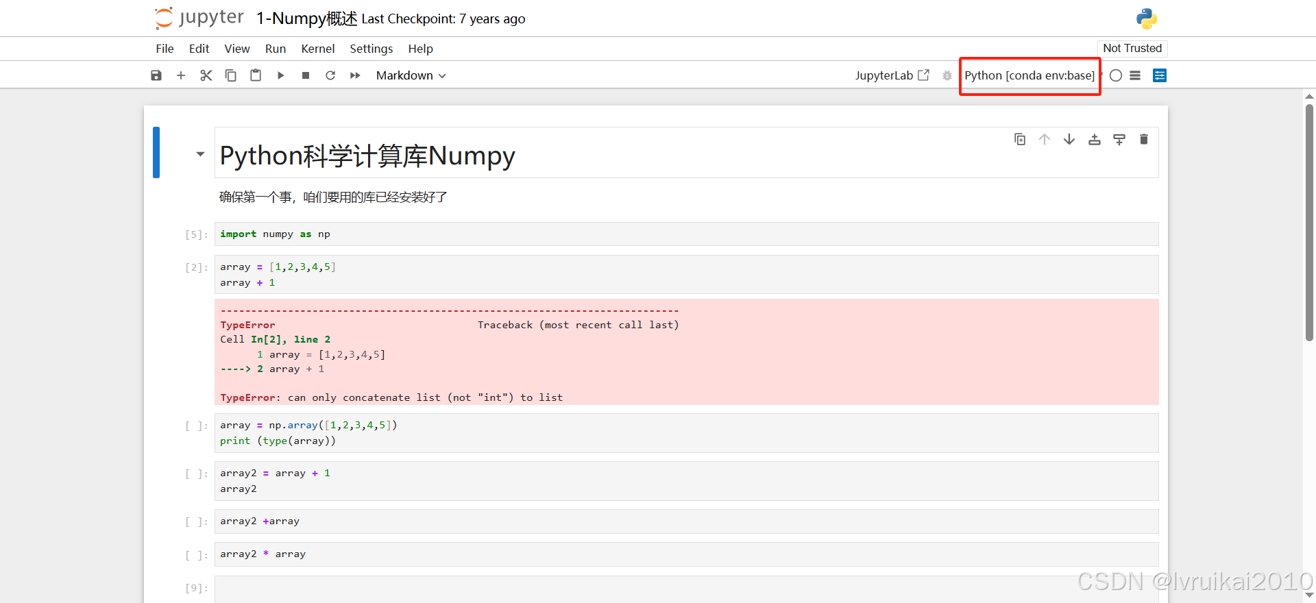 Jupyter Notebook如何使用conda虚拟环境jupyter Notebook使用虚拟环境 Csdn博客