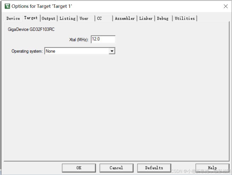 【keil5 问题 1】keil5 Target空白_keil target空白-CSDN博客