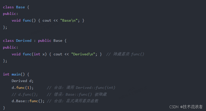 C/C++实践（二）深入理解 C++ 三大特性之一：继承_继承 c++的应用-CSDN博客