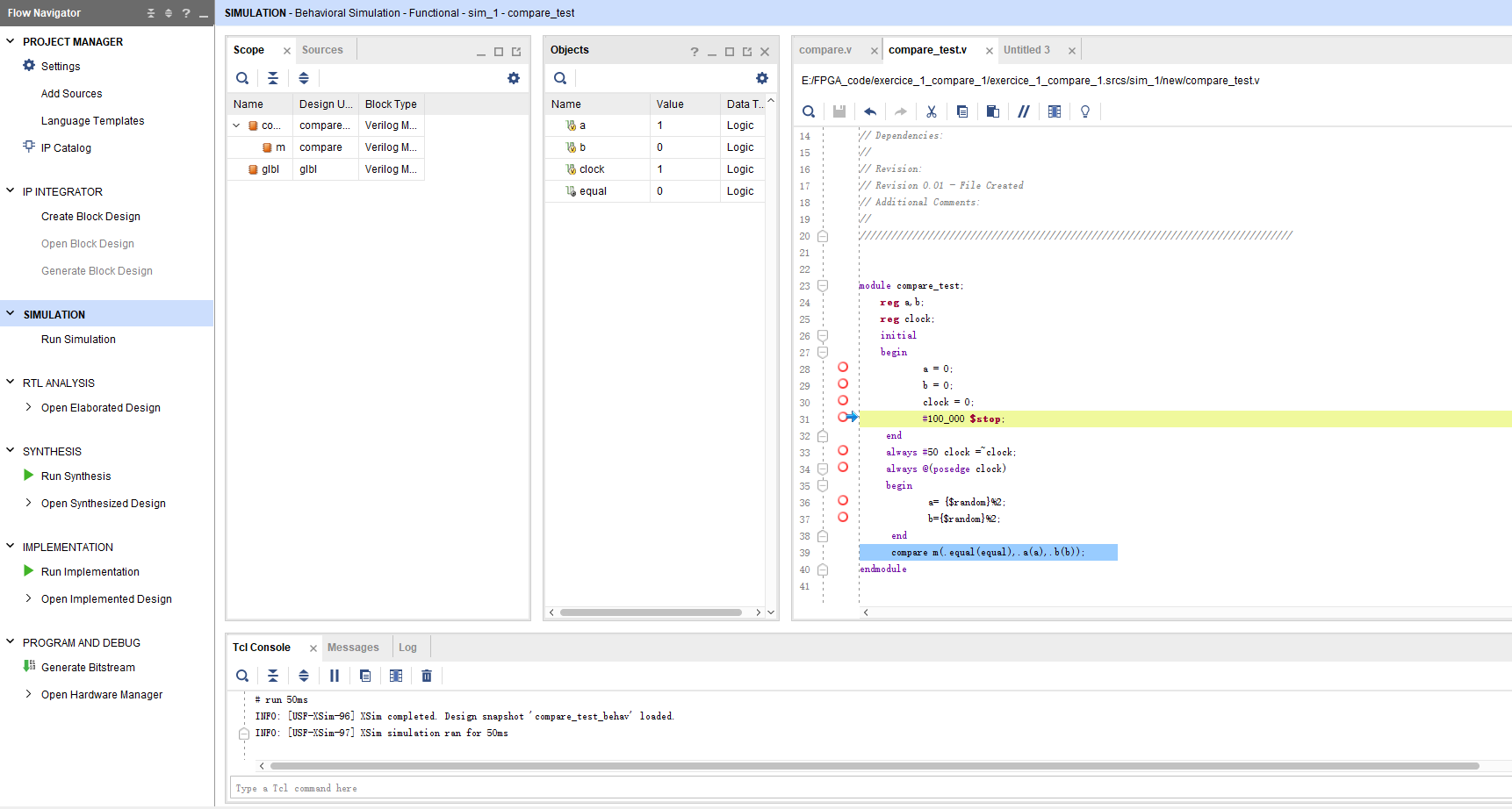 数字IC-VERILOG练习之VIVADO_vivado练习-CSDN博客